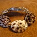 Leopard Print Shell 14K Gold Filled Bracelet - Etsy