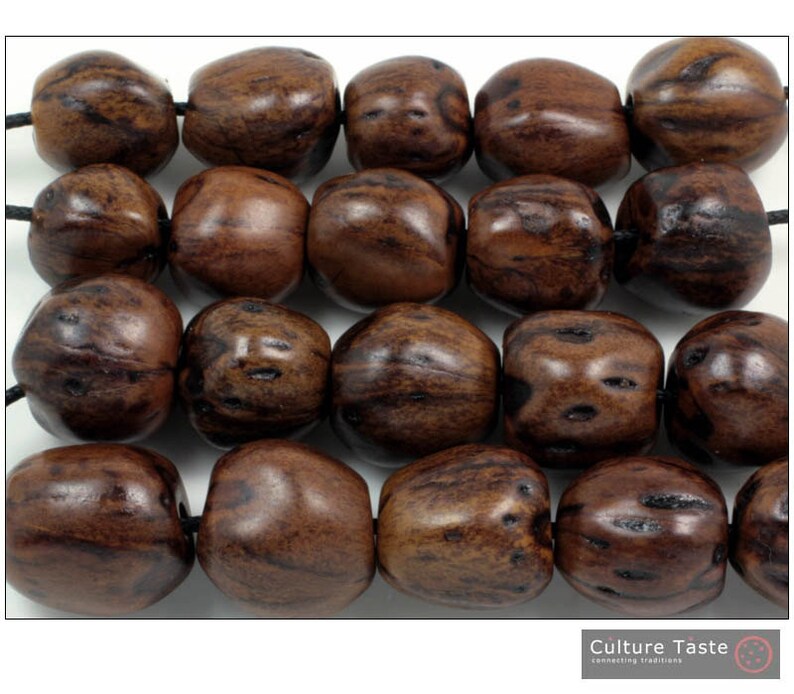 Worry Beads Greek Komboloi Scented Nutmeg Seeds Brown - Etsy