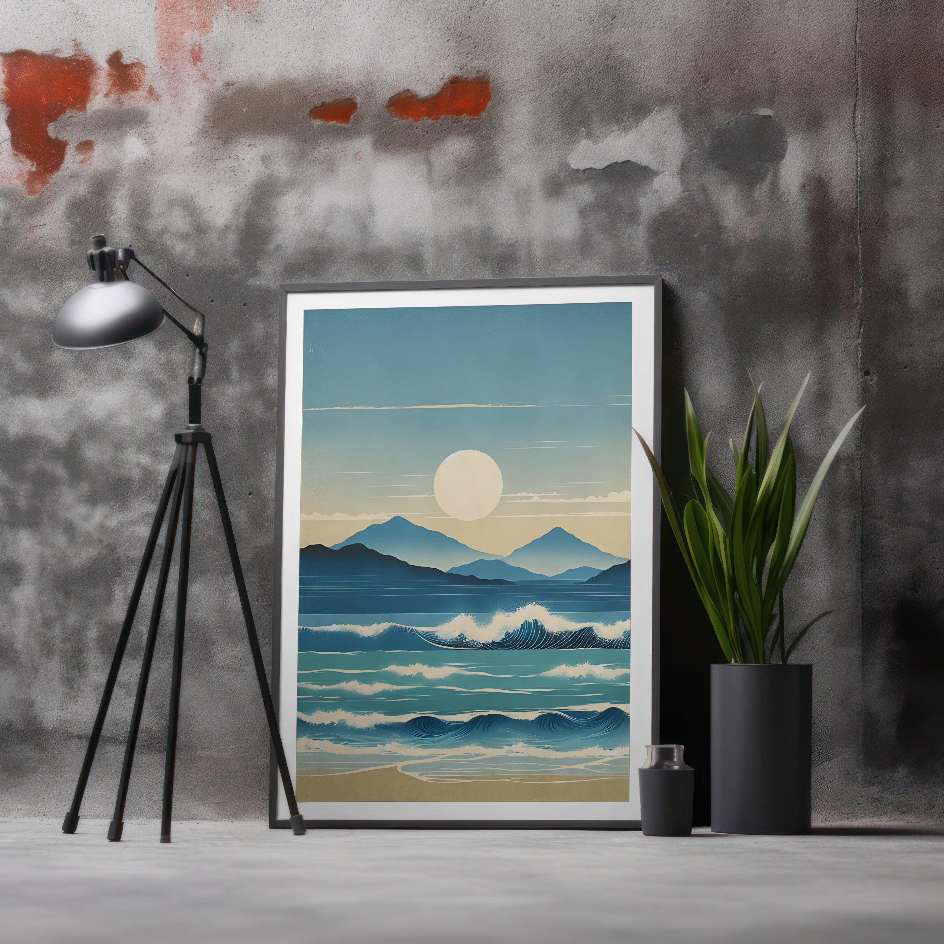 Japandi Wall Art, Wasabi Sabi, Japandi Wall Art, Japanese-inspired Wall ...