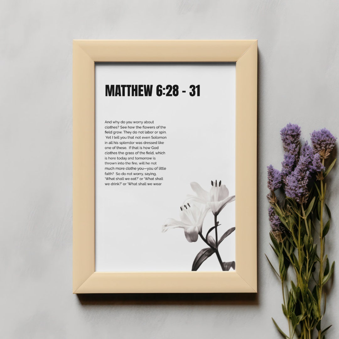 Bible Verse Wall Art, Scripture-themed Wall Decor, Christian Verse Wall ...