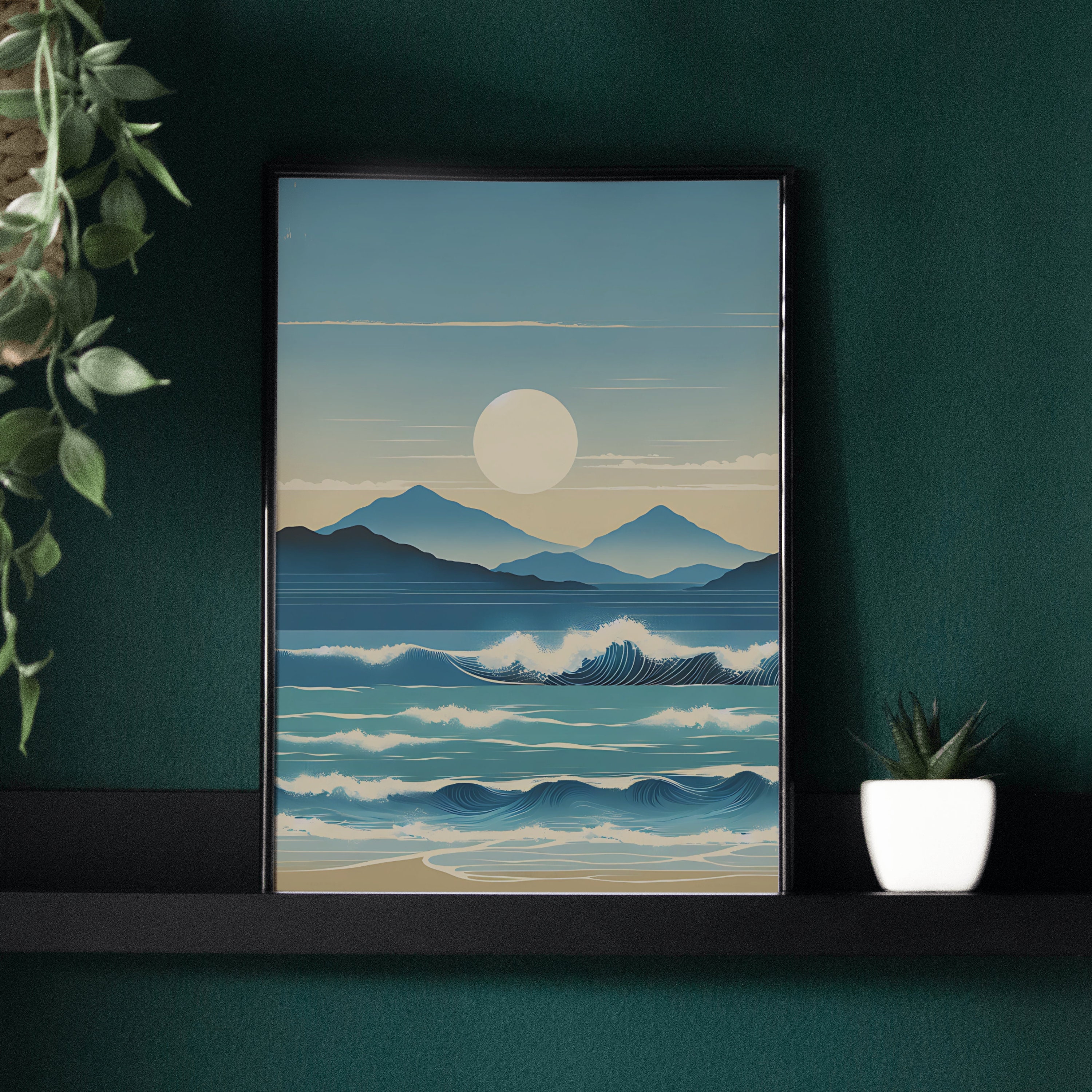 Japandi Wall Art, Wasabi Sabi, Japandi Wall Art, Japanese-inspired Wall ...