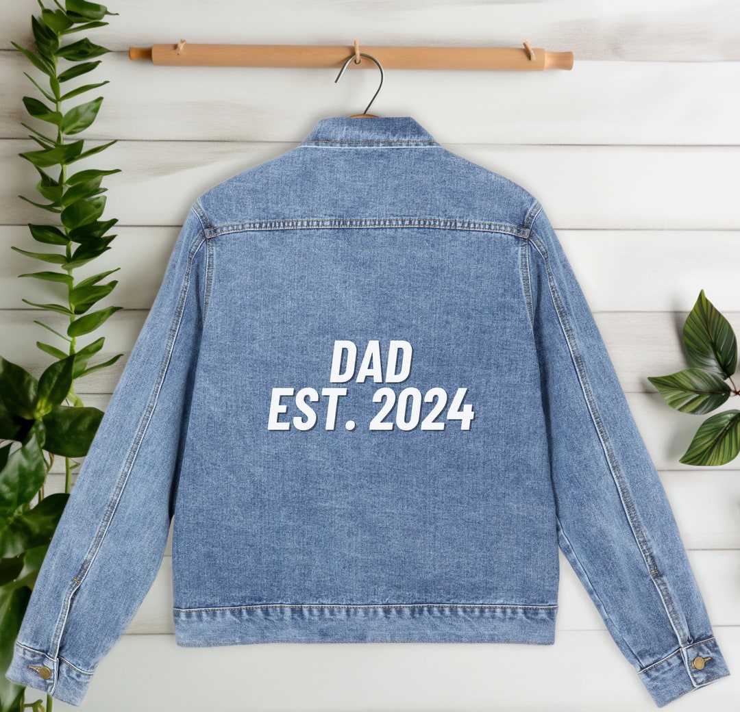 Father's Day Jean Jacket, Father's Day Gift, Father's Day, Gifts for ...