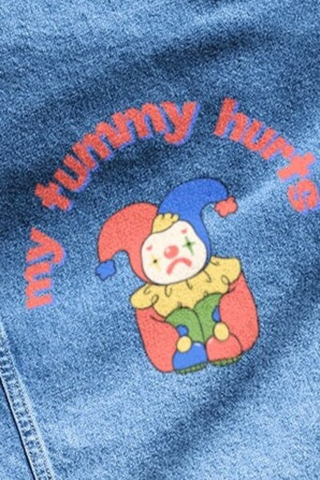 Clowncore Clothing, My Tummy Hurts, Weirdcore Clothing, Clowncore Jean ...