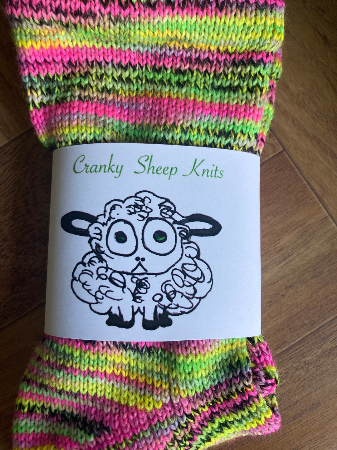 Neon Lights Socks - Etsy