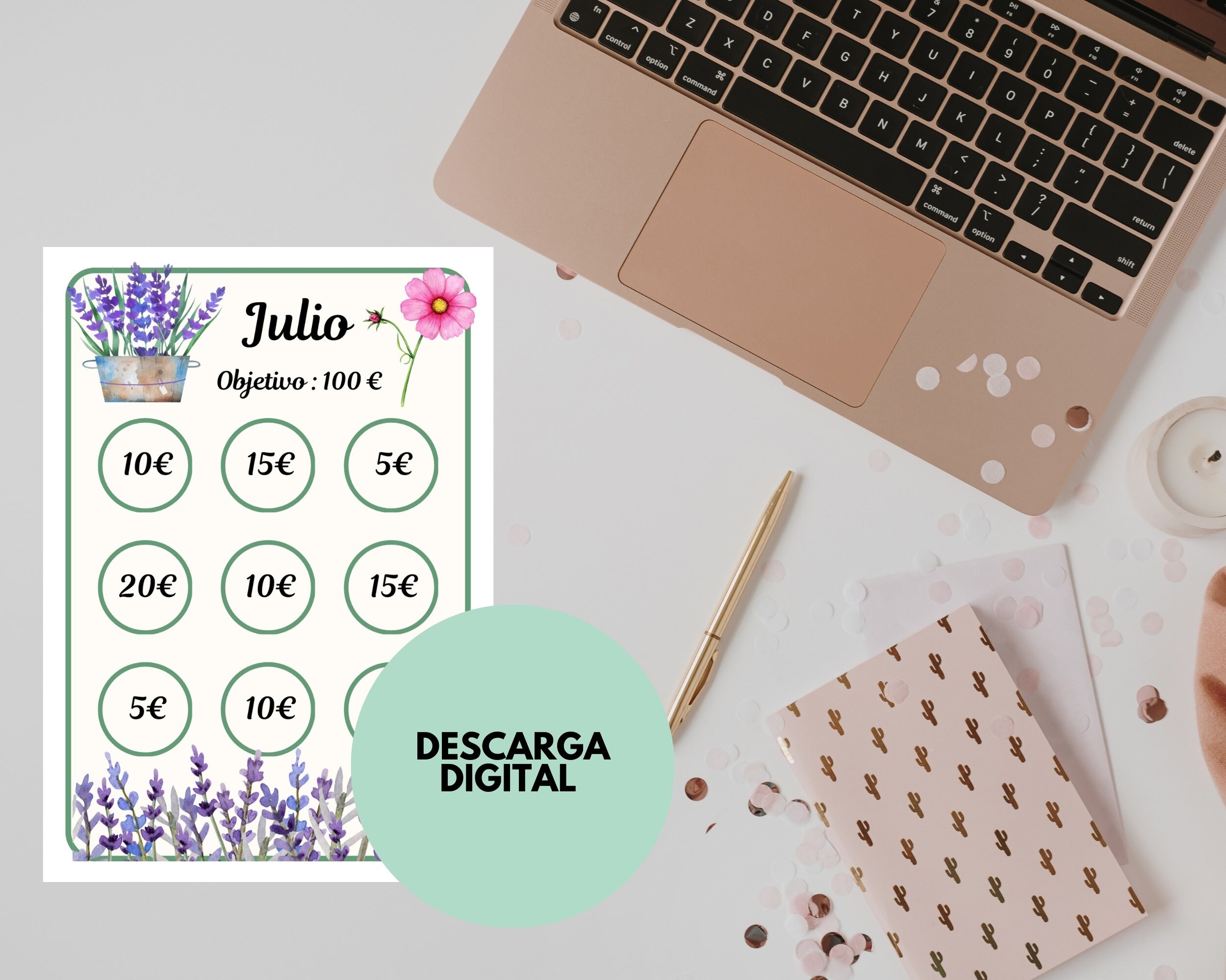 12 Retos De Ahorro, Monthly Savings Challenges Spanish, Monthly Savings ...