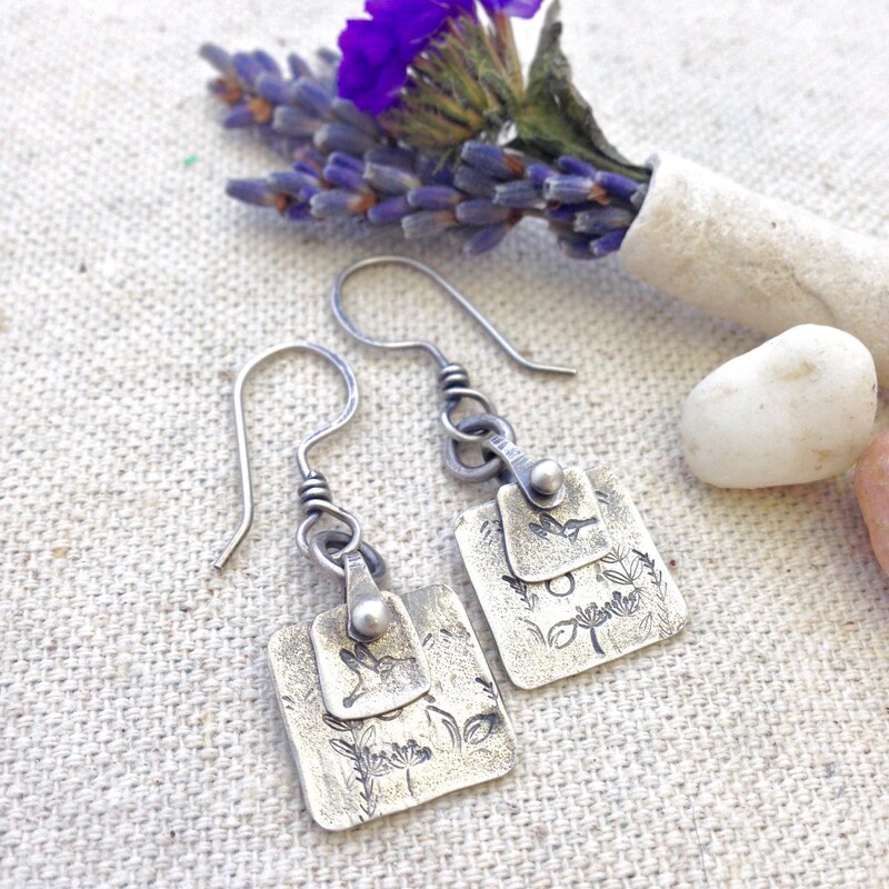 Handmade Silver Earrings - Etsy