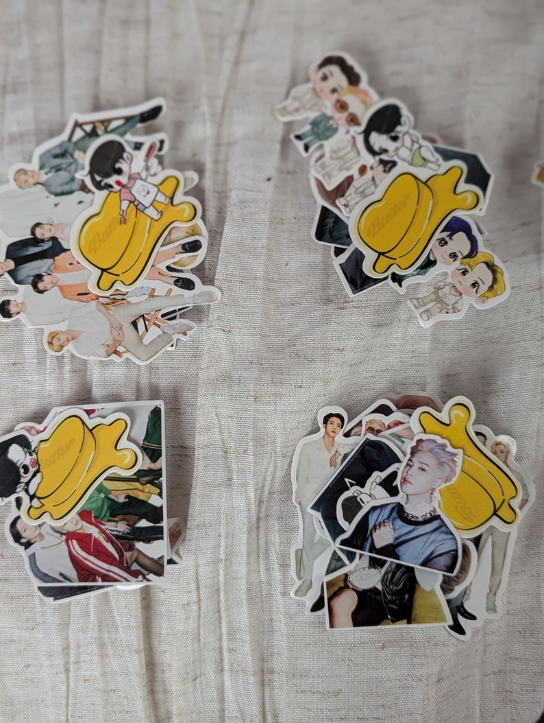 BTS Kpop Group Sticker Packs - Etsy