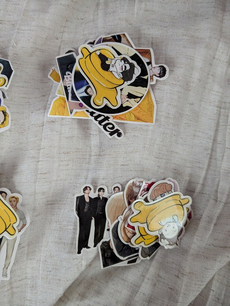 BTS Kpop Group Sticker Packs - Etsy