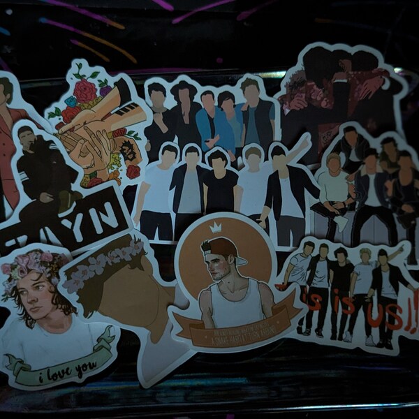 One Direction Stickers - Etsy
