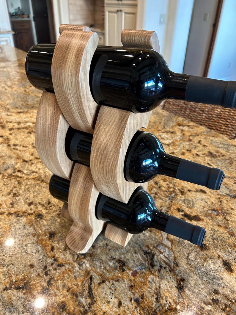 White Oak Wine Rack - Etsy