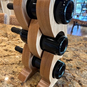White Oak Wine Rack - Etsy