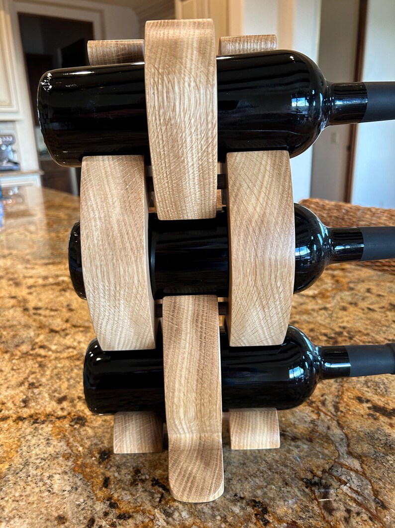 White Oak Wine Rack - Etsy