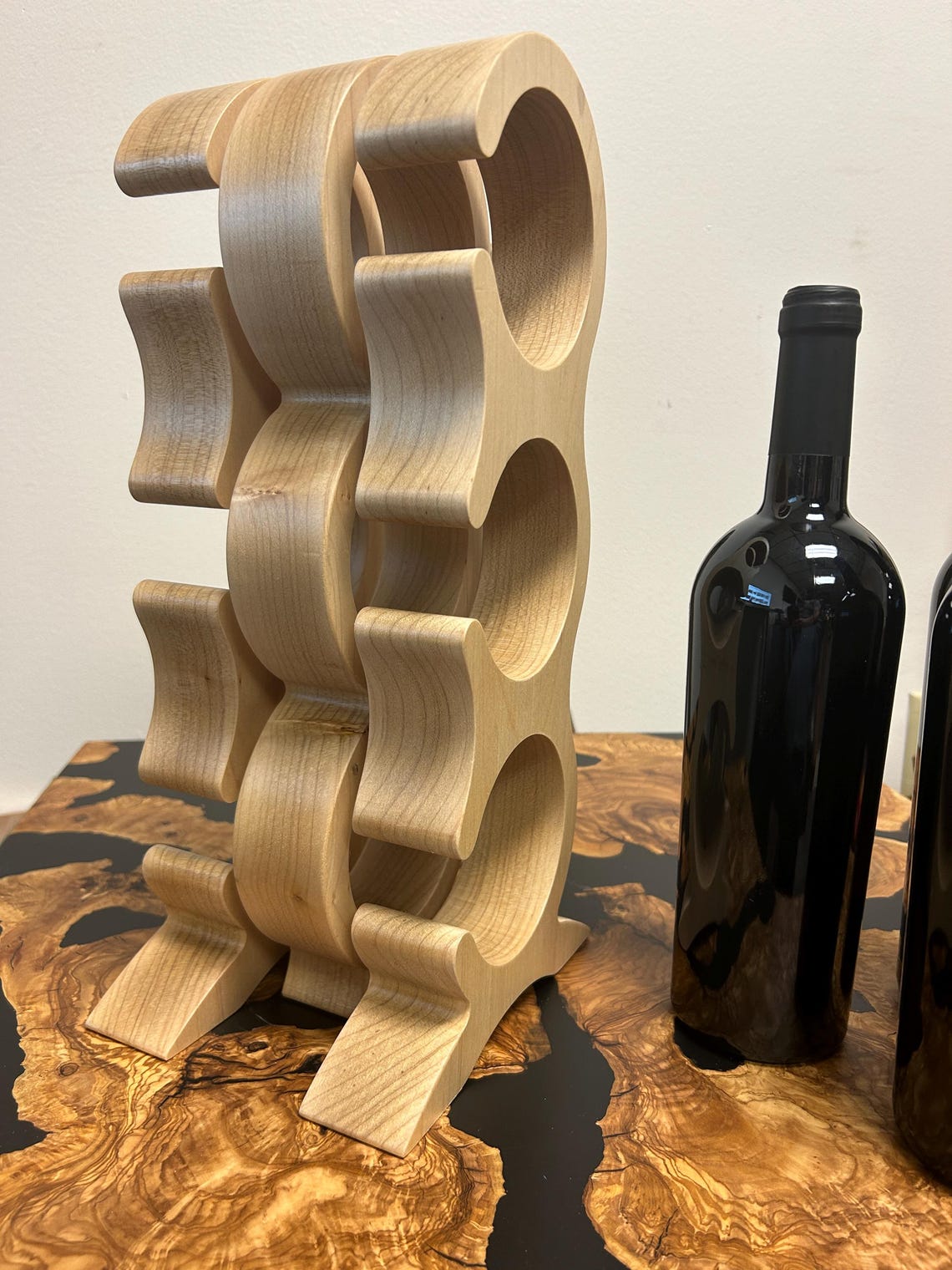 Maple Wine Rack 2 - Etsy