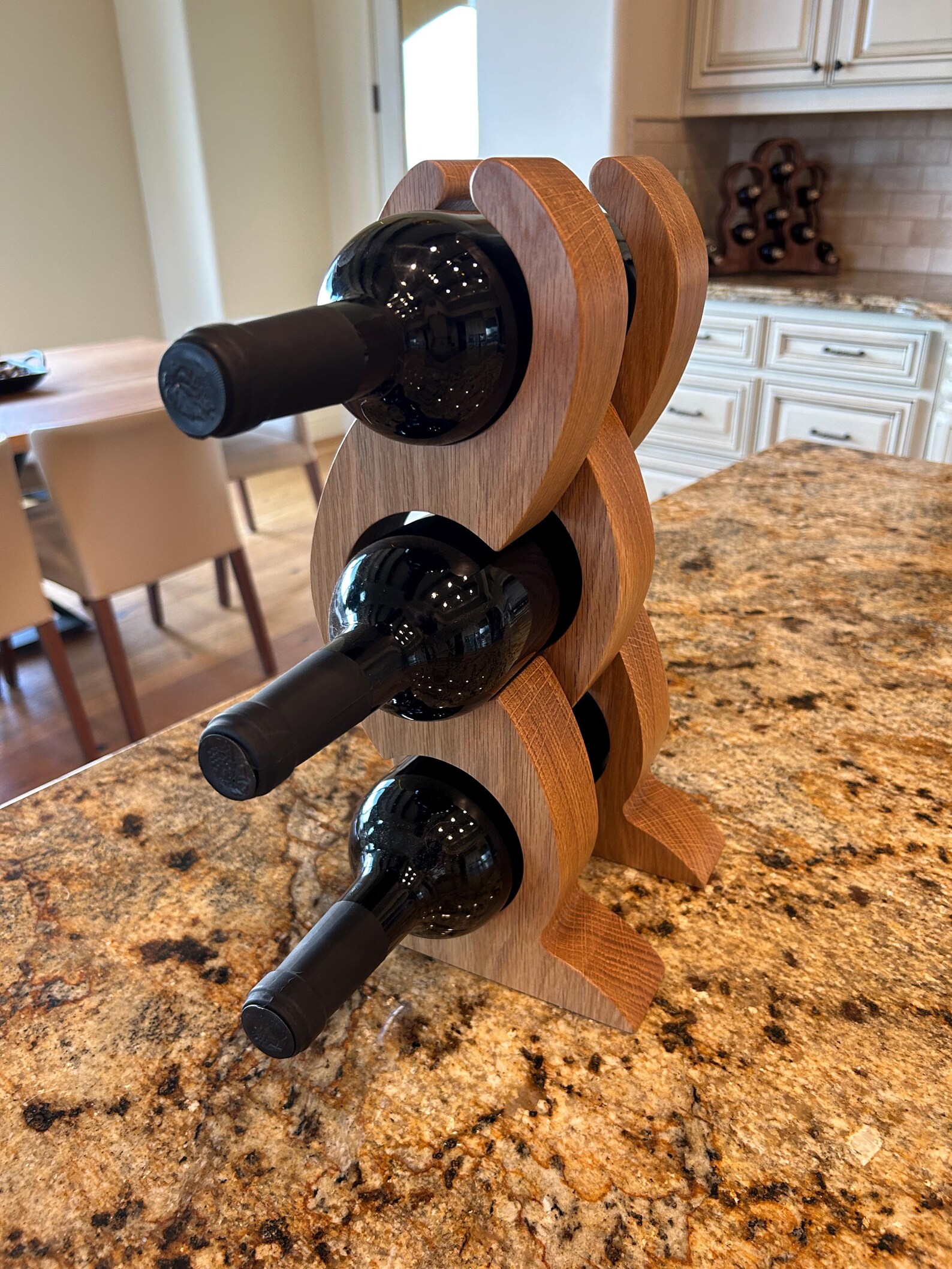 White Oak Wine Rack - Etsy