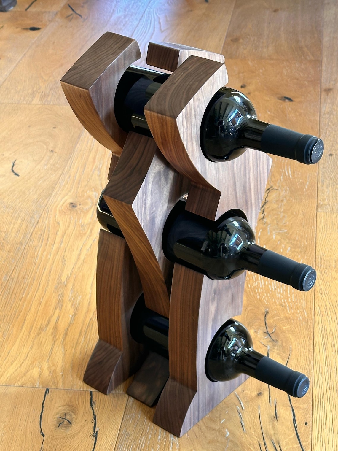 Black Walnut Wine Rack #3 - Etsy