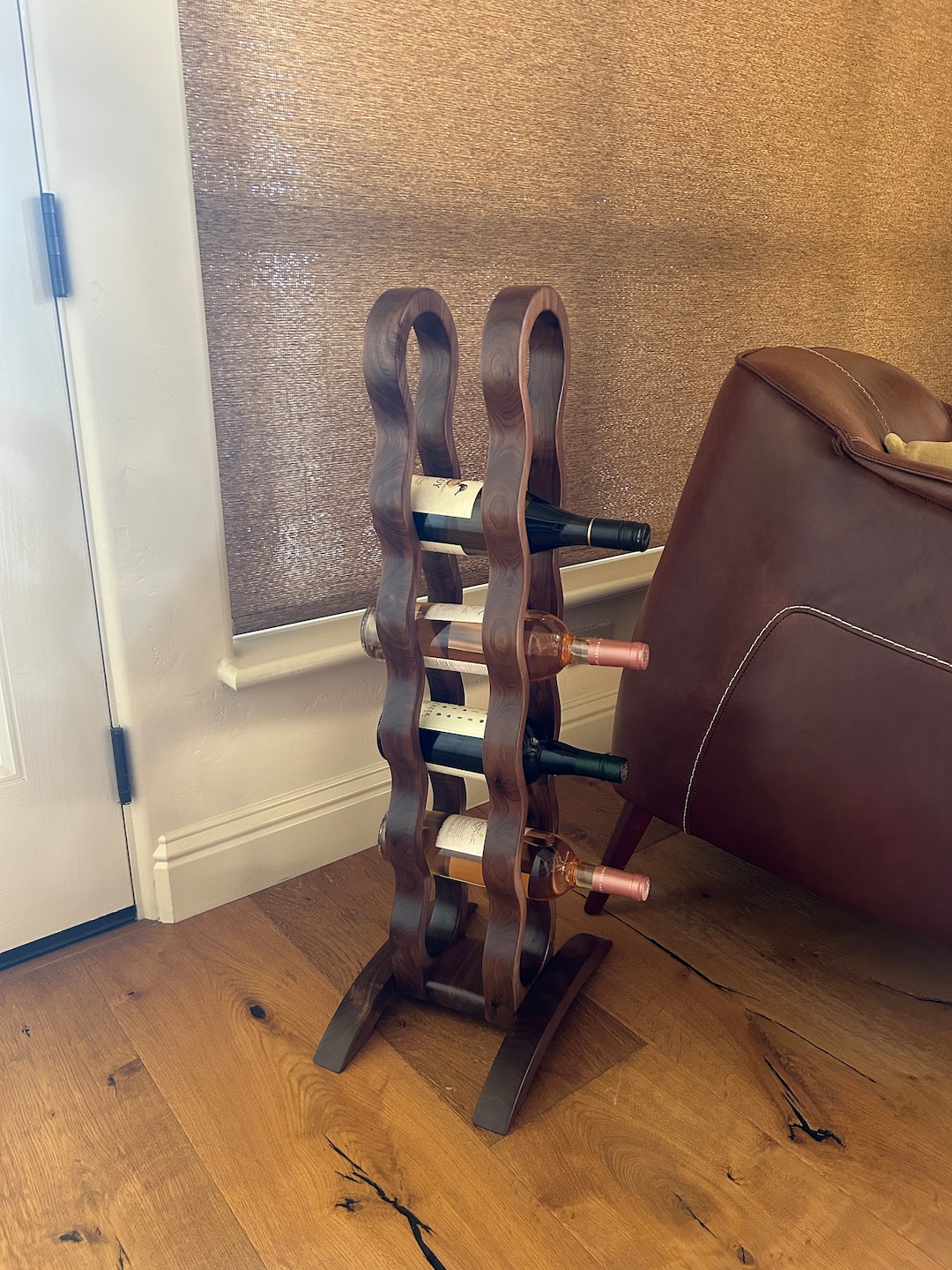 Wine Rack, Floor Standing, Handcrafted, Solid Wood, Free US Shipping ...