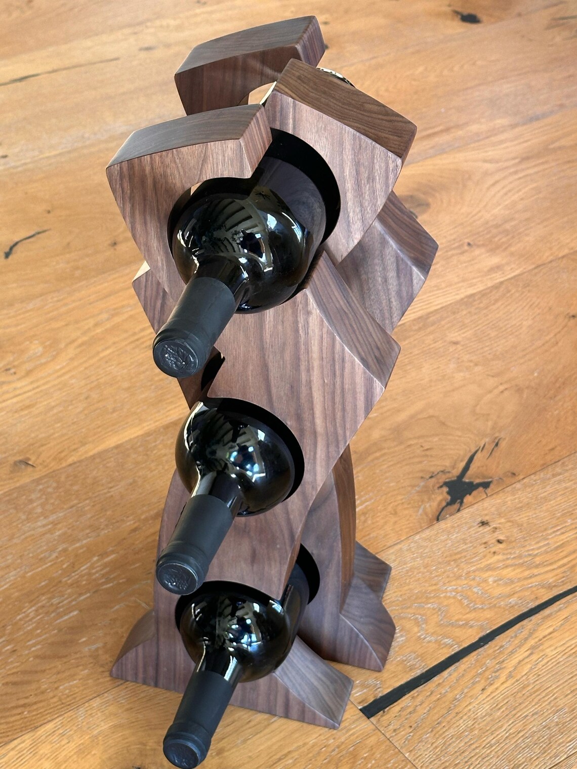 Black Walnut Wine Rack #3 - Etsy