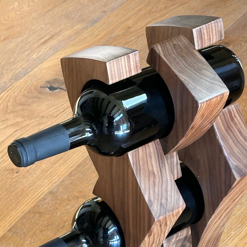 Black Walnut Wine Rack #3 - Etsy