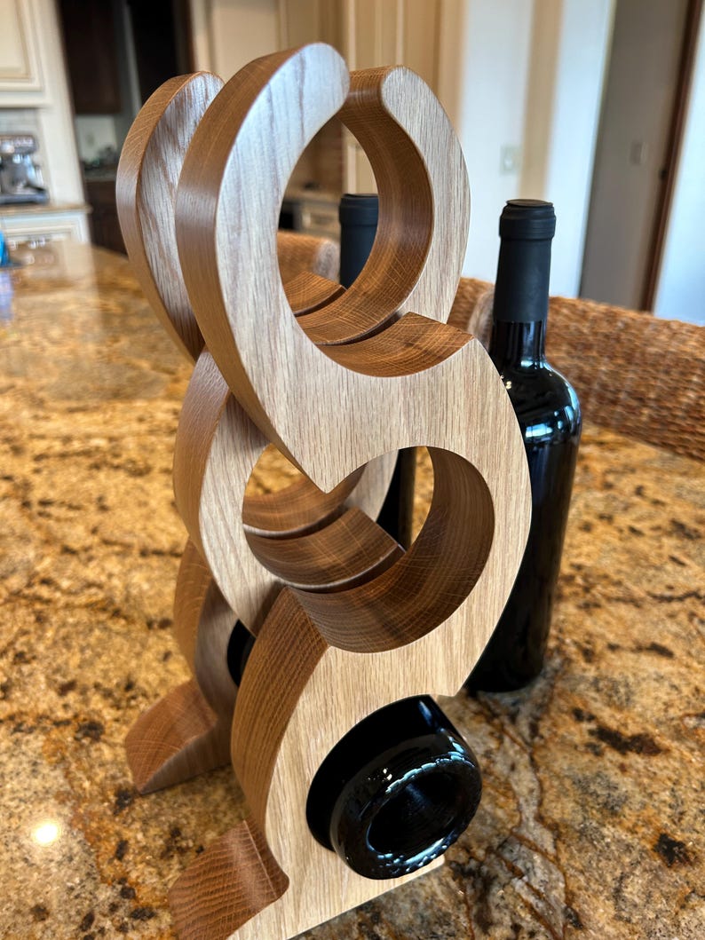 White Oak Wine Rack - Etsy