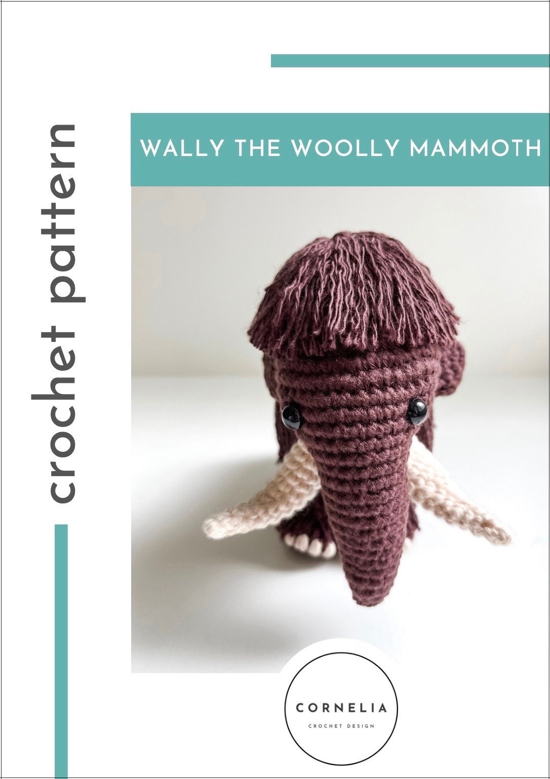 Woolly Mammoth Crochet Pattern (PDF in ENGLISH) - Etsy