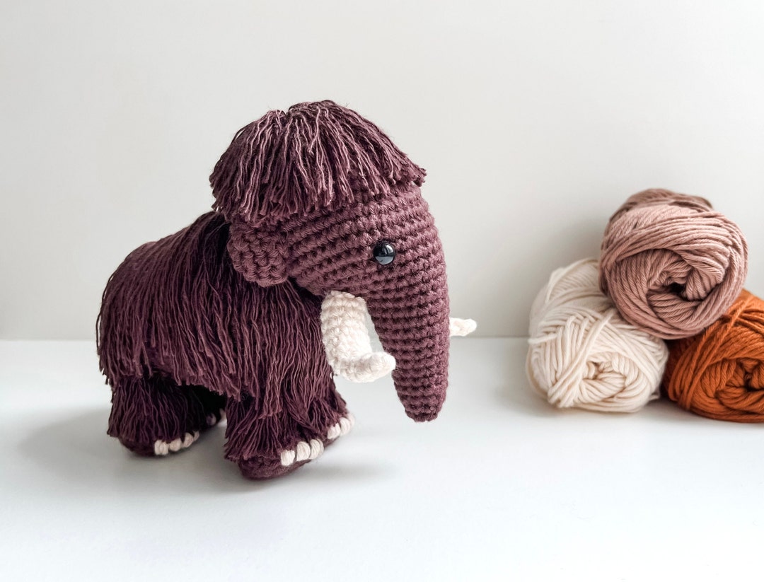Woolly Mammoth Crochet Pattern (PDF in ENGLISH) - Etsy