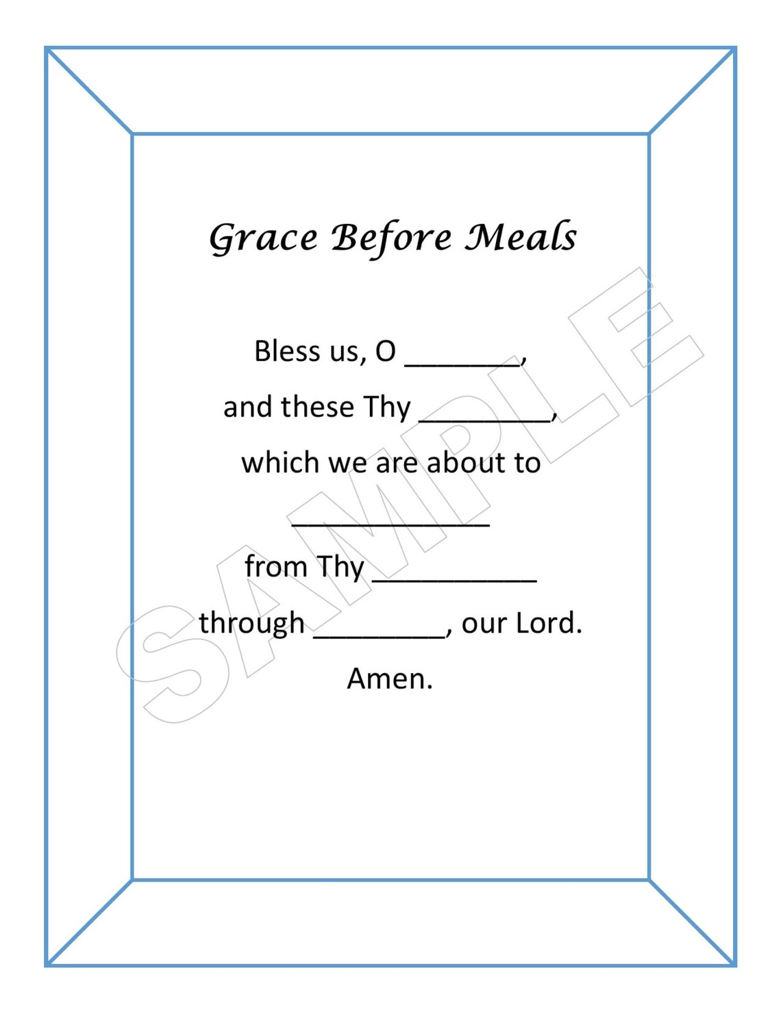 10 Basic Catholic Prayers, Printable Fill-in-the-blank Worksheets With ...