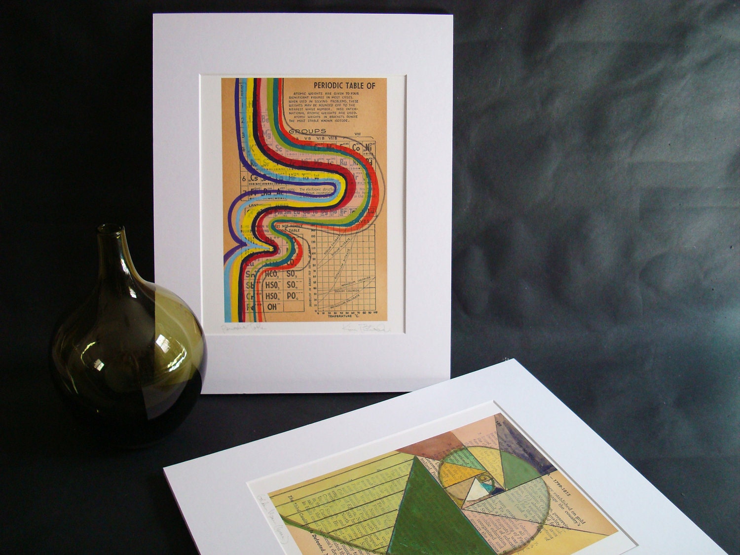 Science Art, Abstract Wall Art, Biology Art, Rainbow Stripes Print ...