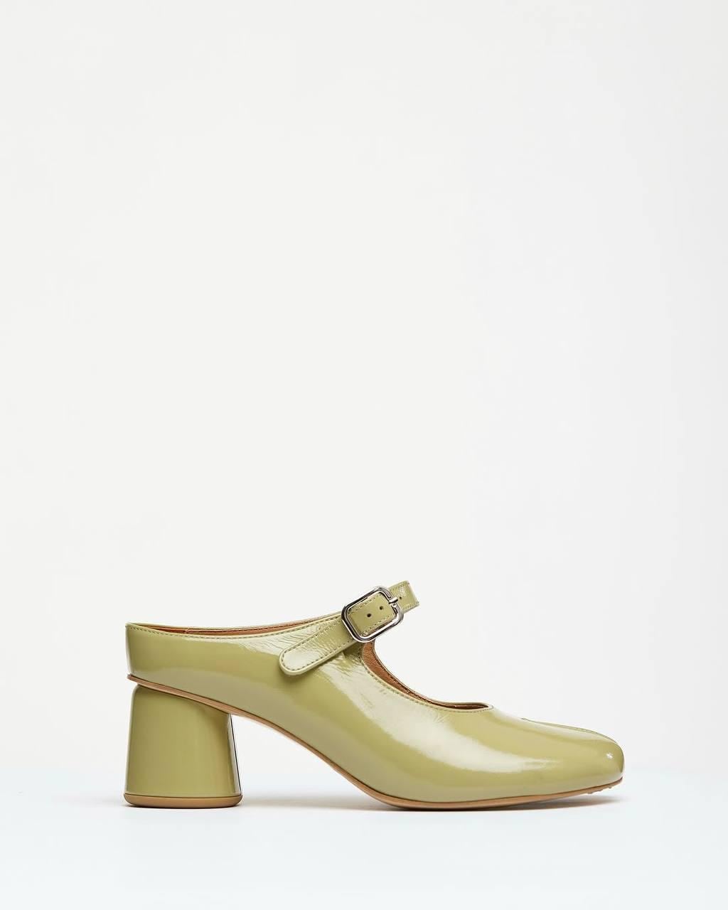 Green Leather Tabi Heels | Handmade Split Toe Shoes - Etsy