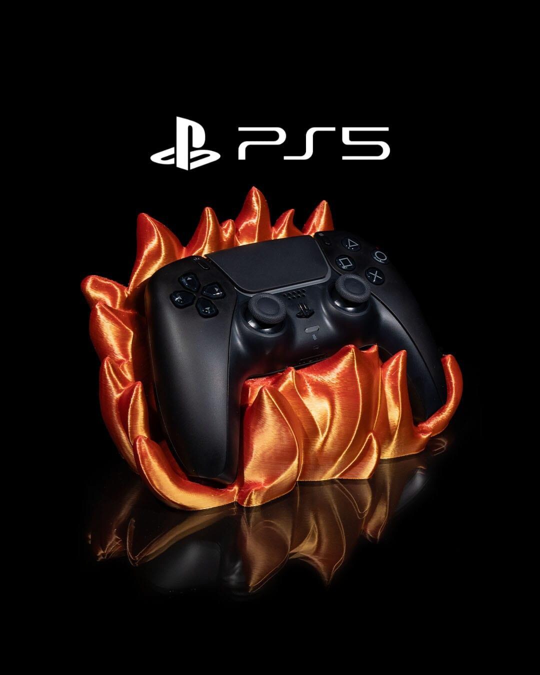 PS5 CONTROLLER Stand Fiery Design Unique Gaming Accessory & Gift for ...