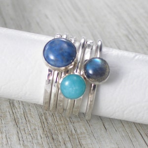 Amazonite Gemstone Ring, 8 Mm Amazonite Round Gemstone - Etsy