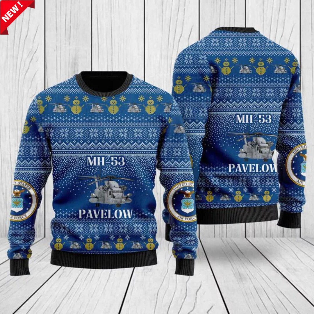 MH-53 Pave Low 3D Sweater Air Force Christmas Design - Etsy