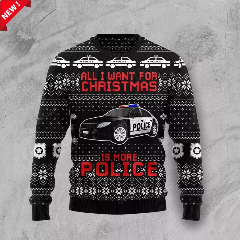 Police Sweater - Etsy