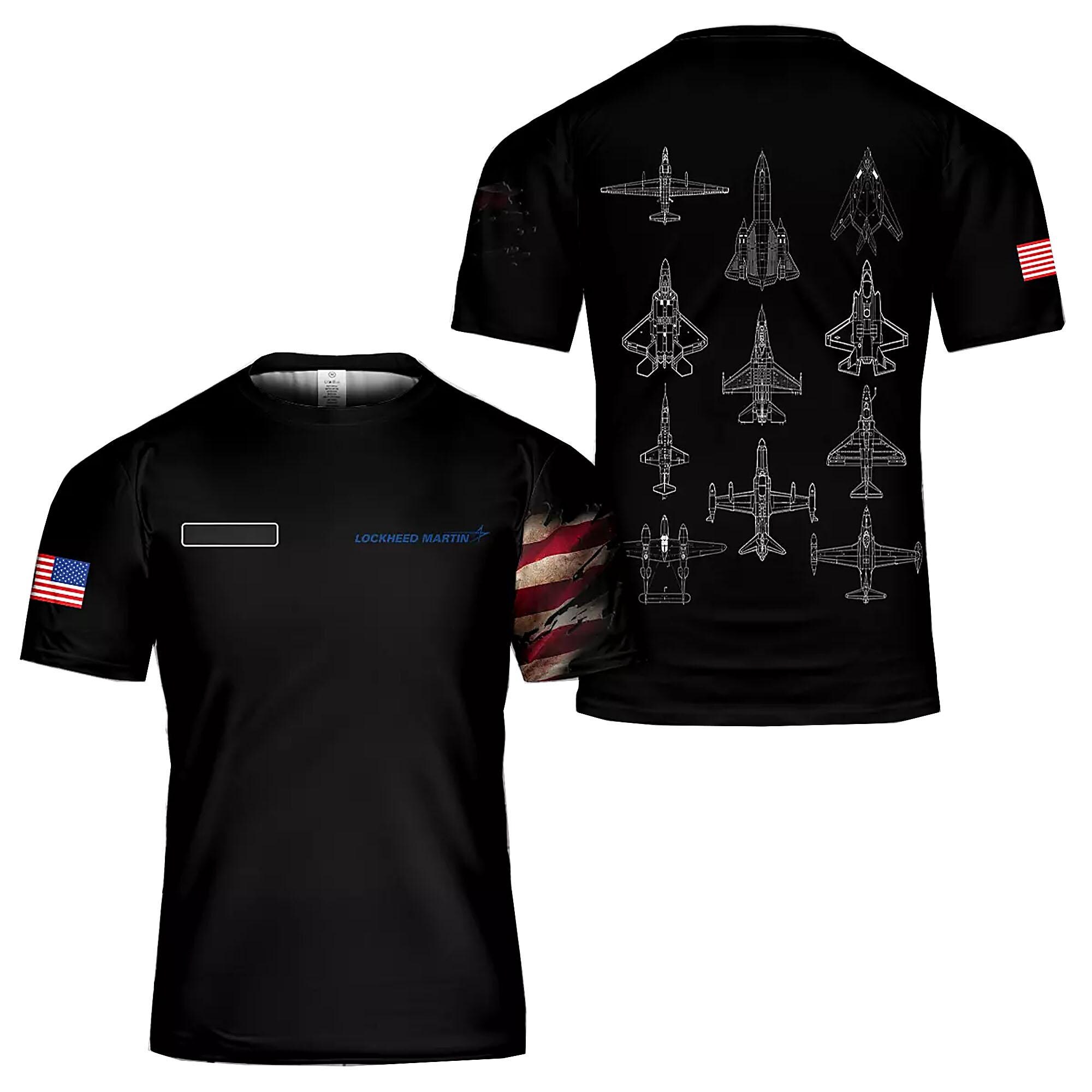 Lockheed Martin Aircraft Diagram Shirt | Tactical USAF Aviation Tee ...