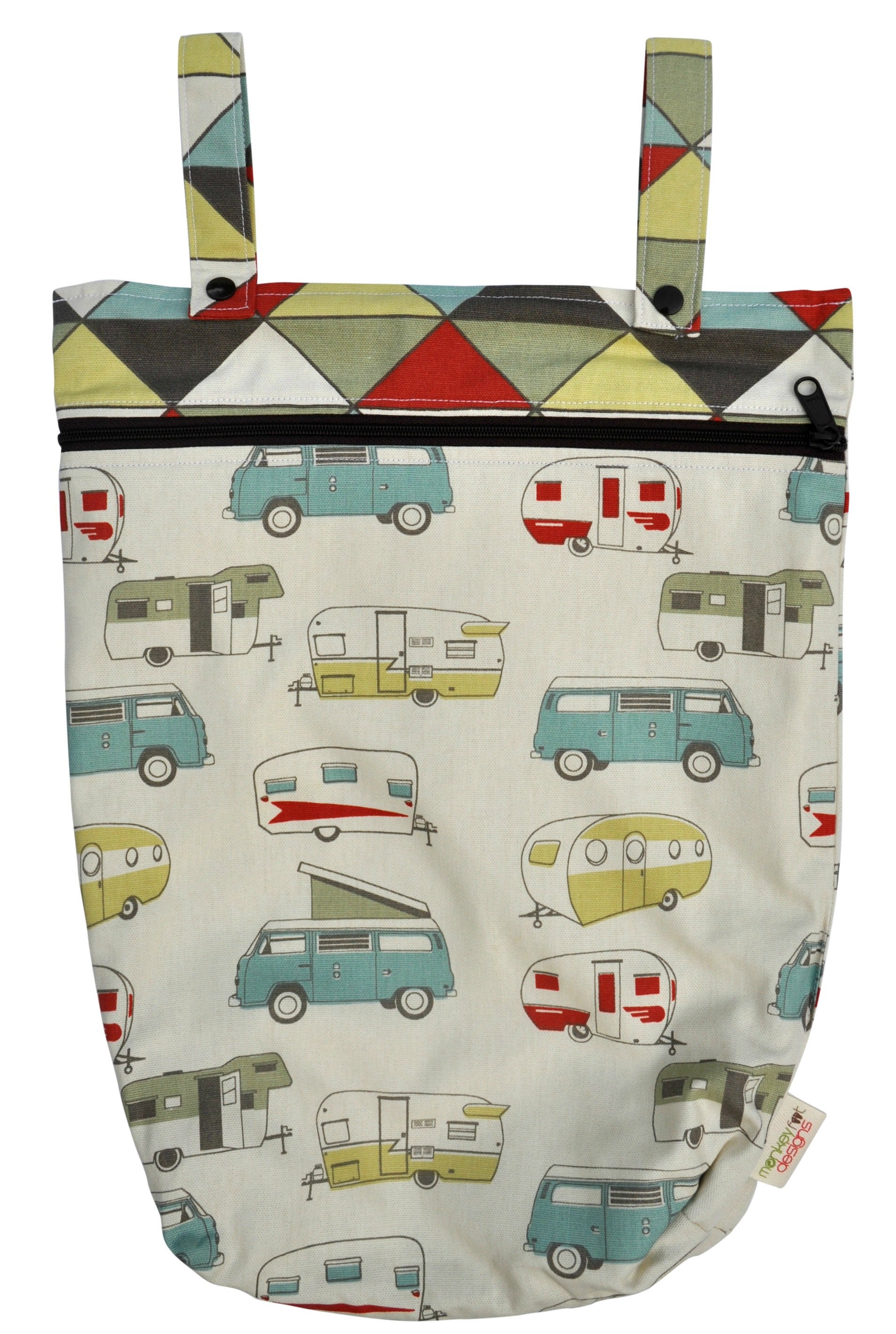 Wet Bag in Moon Rabbit Fabric - 7 Sizes to Choose From XS to Hanging ...