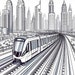 Dubai Coloring Pages Booklet With 17 Detailed Pages for Adults and ...