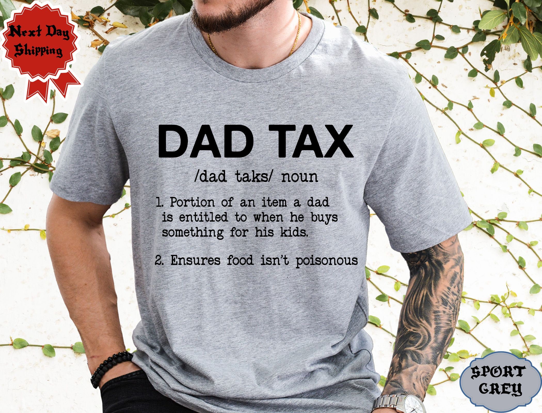 Funny Dad Tax Shirt,dad Father Birthday Gift,fathers Day Tee Shirt ...