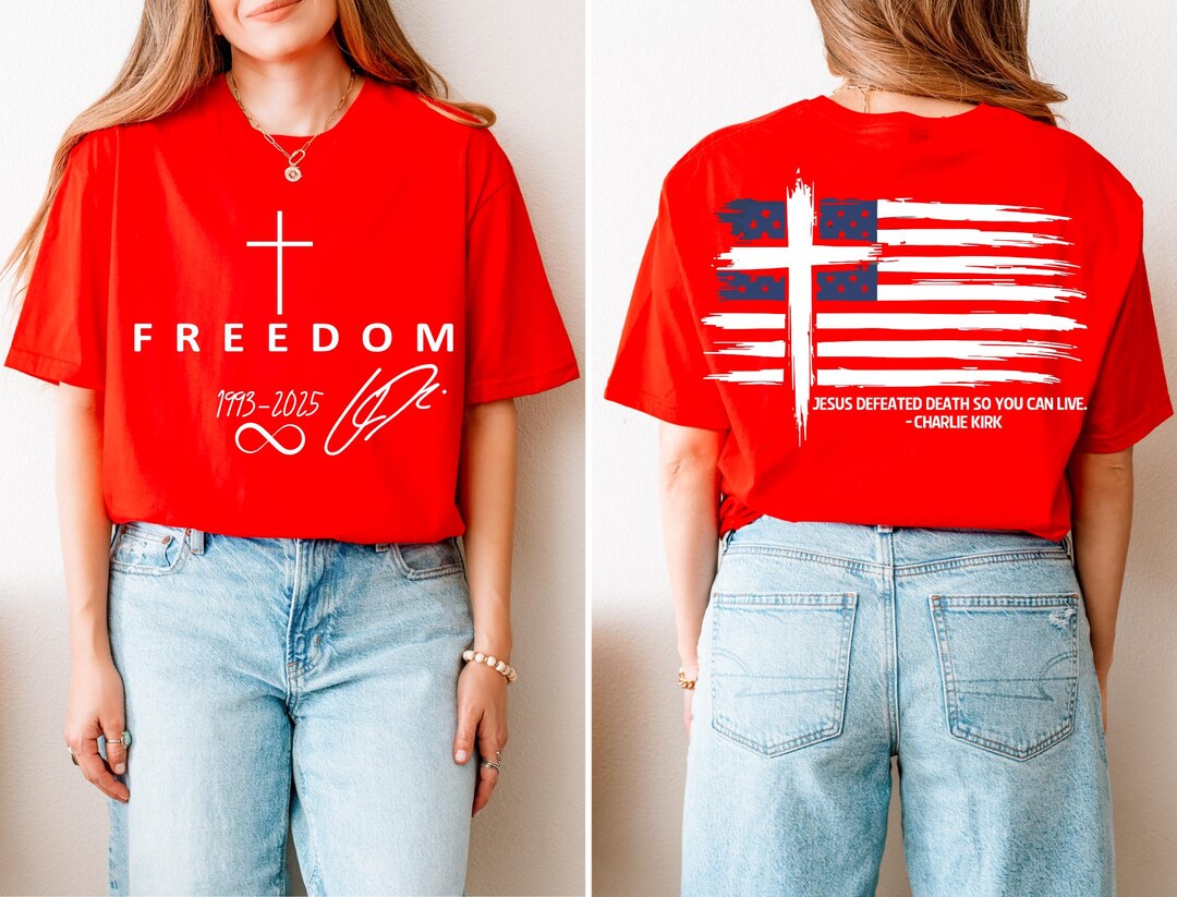 Wear Red on 14th Oct 1993 for Charlie Kirk T Shirt, Memorial American ...