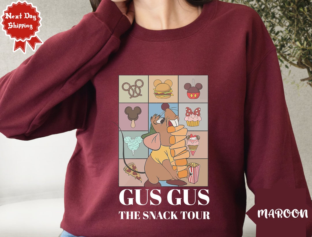 Funny Gus Gus the Snack Tour Shirt, Cinderella Gus Gus Shirt, Looking ...