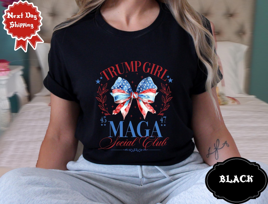 Trump Girl Shirt, Patriotic Kids T-shirt, Election 2024 Shirt, Trump ...