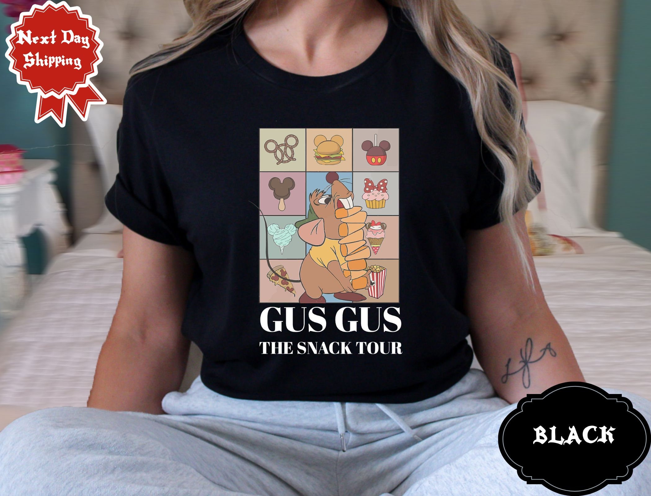 Funny Gus Gus the Snack Tour Shirt, Cinderella Gus Gus Shirt, Looking ...