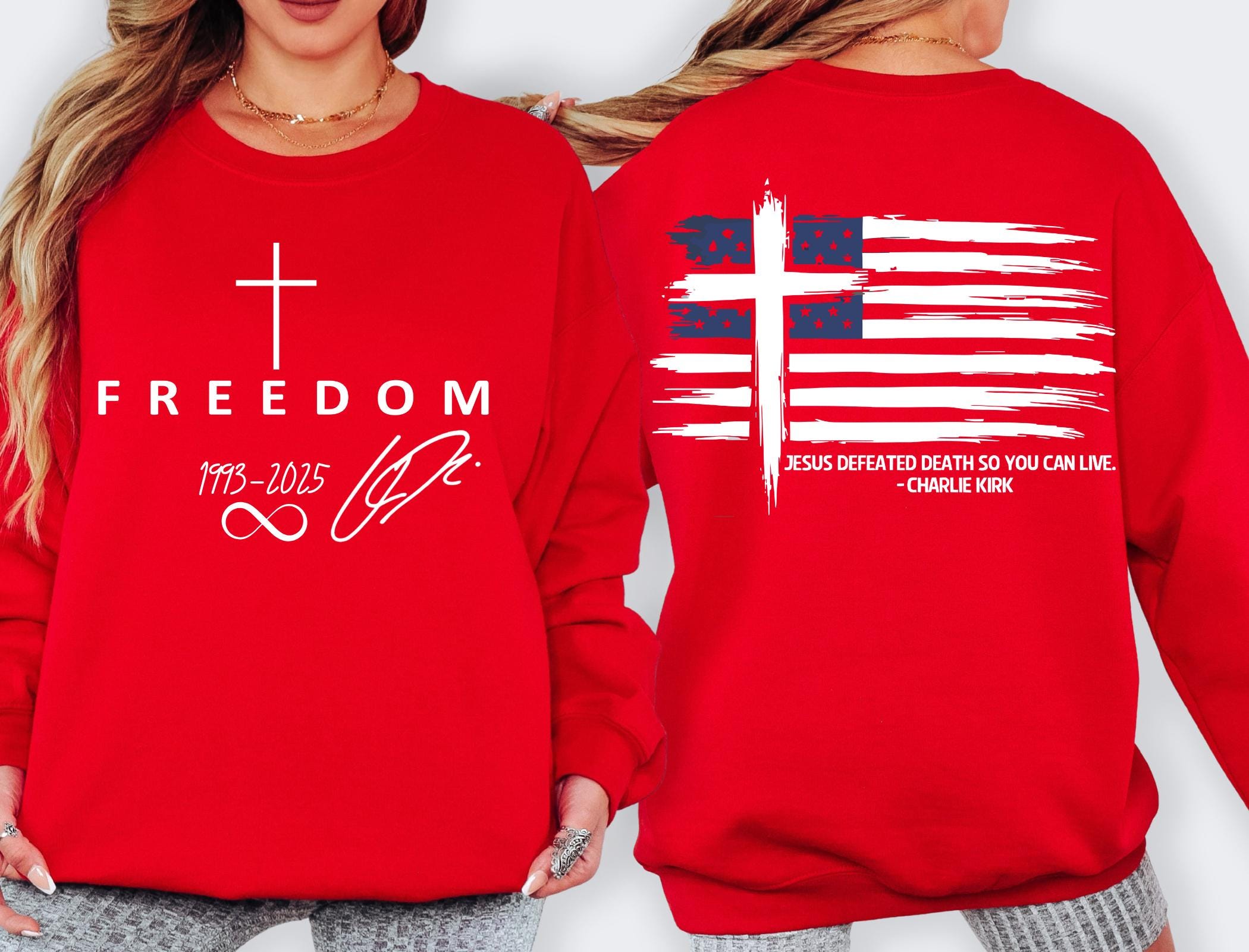 Wear Red on 14th Oct 1993 for Charlie Kirk T Shirt, Memorial American ...