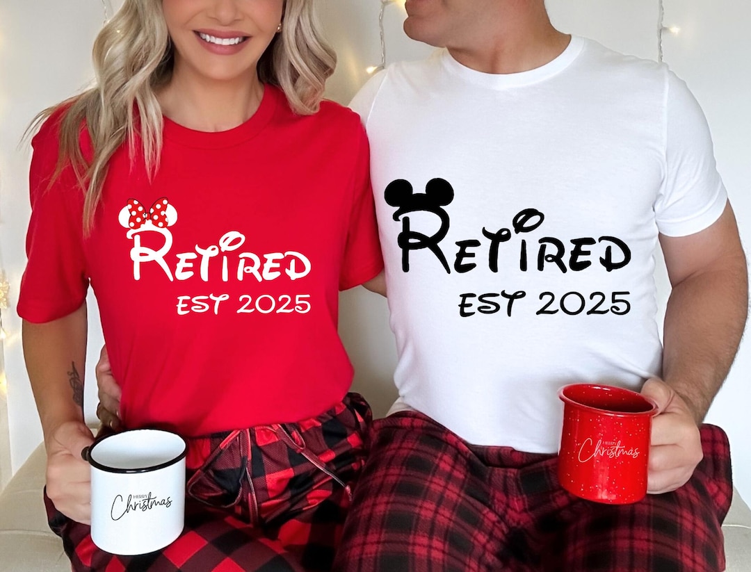 Mickey Retirement 2025 Shirt, Minnie Retirement Shirt, Disney ...
