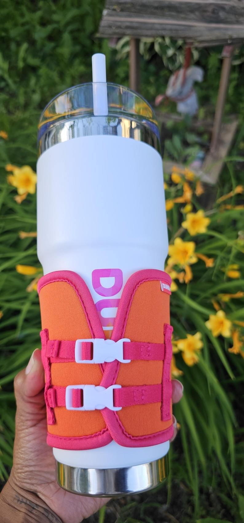 Dunkin Life Jacket Cup Sleeve. (TUMBLER NOT INCLUDED) - Etsy