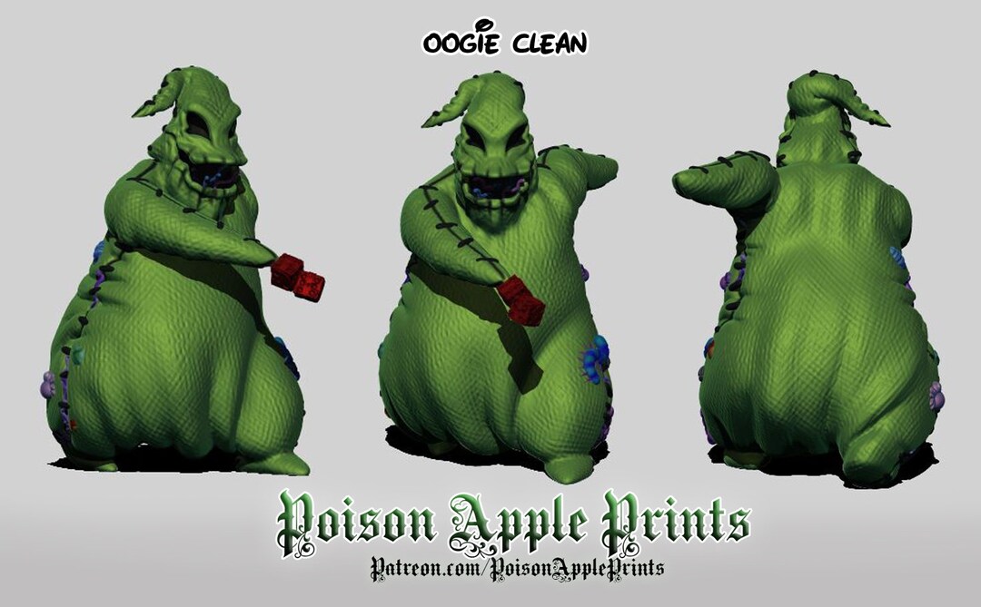 The Nightmare Before Christmas: Oogie Boogie 3D Printed Figurine - Etsy