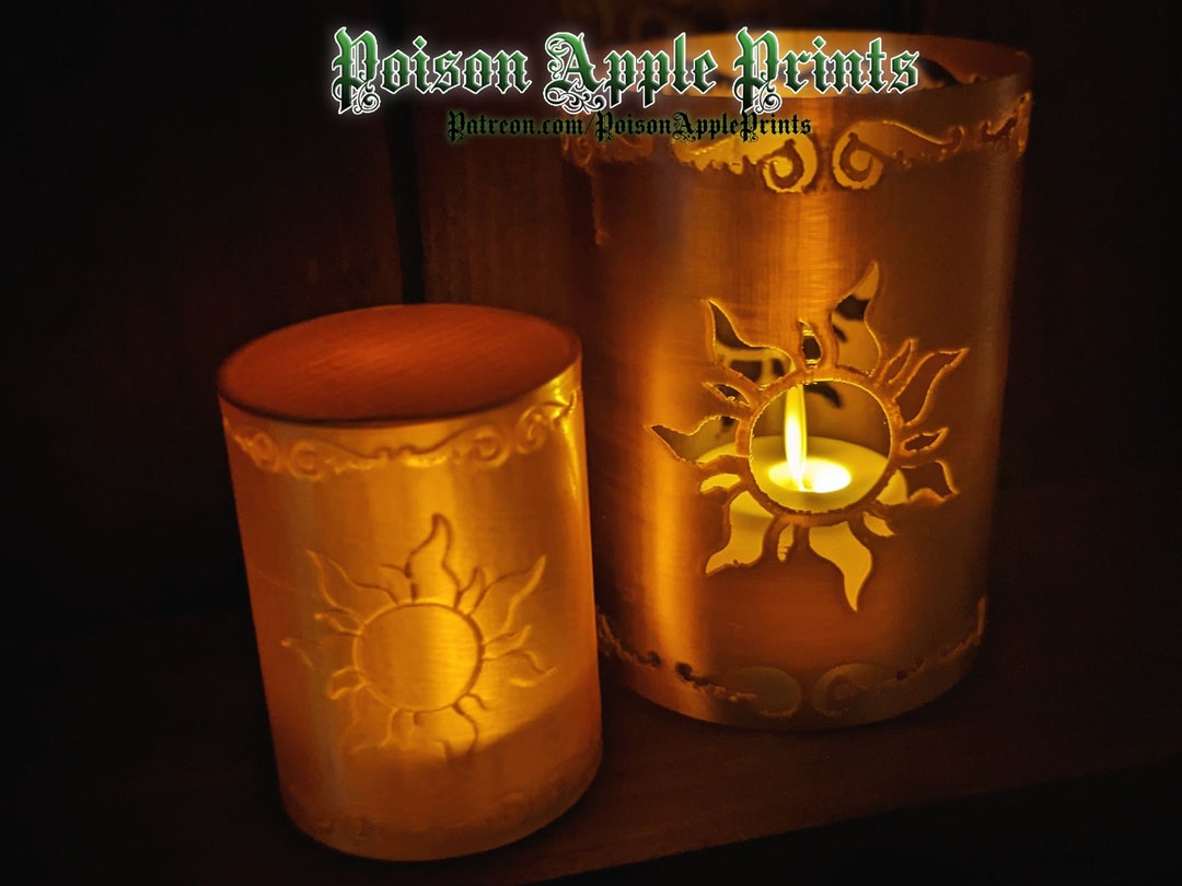 Tangled: Sun Lantern 3D Printed Figurine - Etsy UK