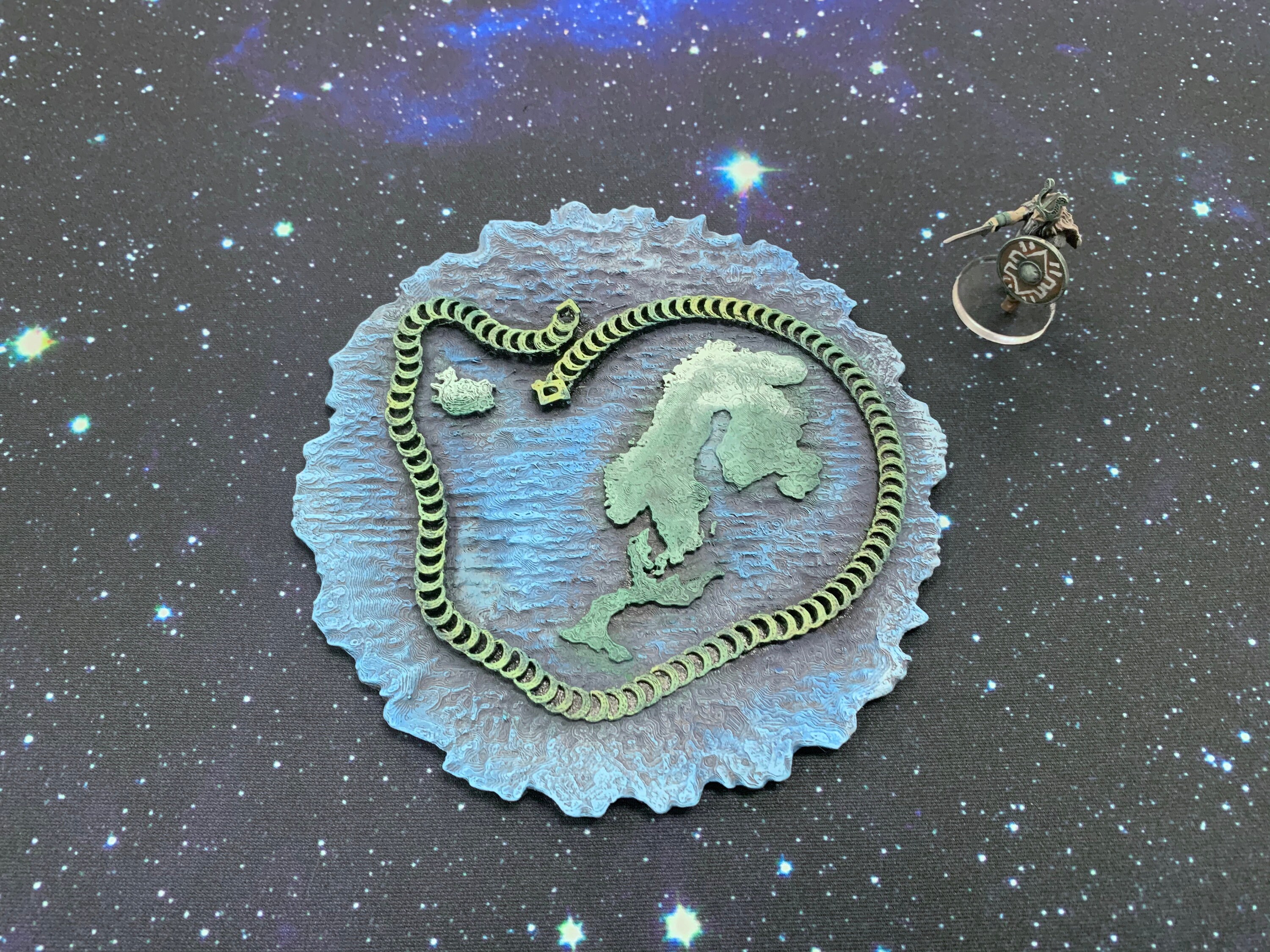 Nine Worlds Map of Midgard 3D Printed Terrain - Etsy