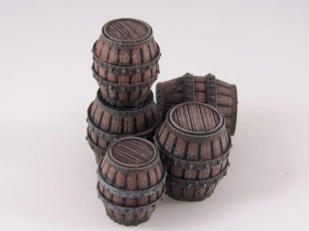 Delving Decor Medieval Barrel 3D Printed Terrain - Etsy
