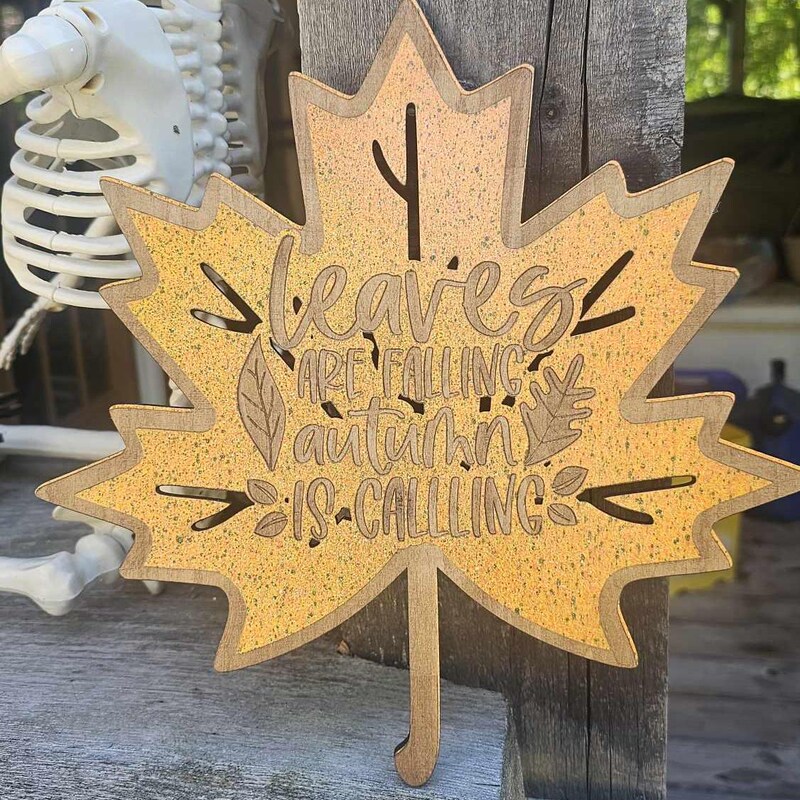 Maple Leaf Sign - Etsy
