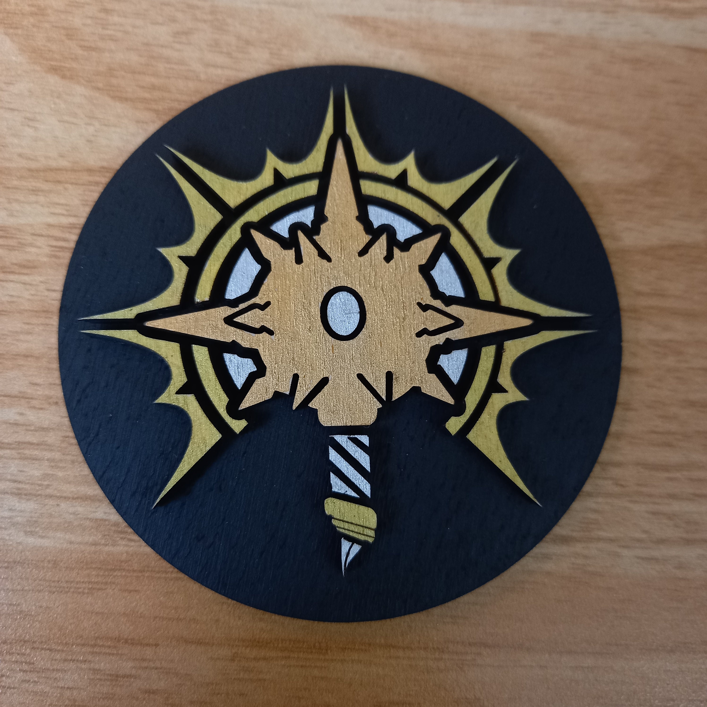 Magnet Baldur Gate 3 Class Cleric Dnd in Wood, Decorative Magnet ...