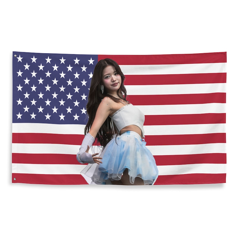 Le Sserafim Chaewon American Flag - Etsy